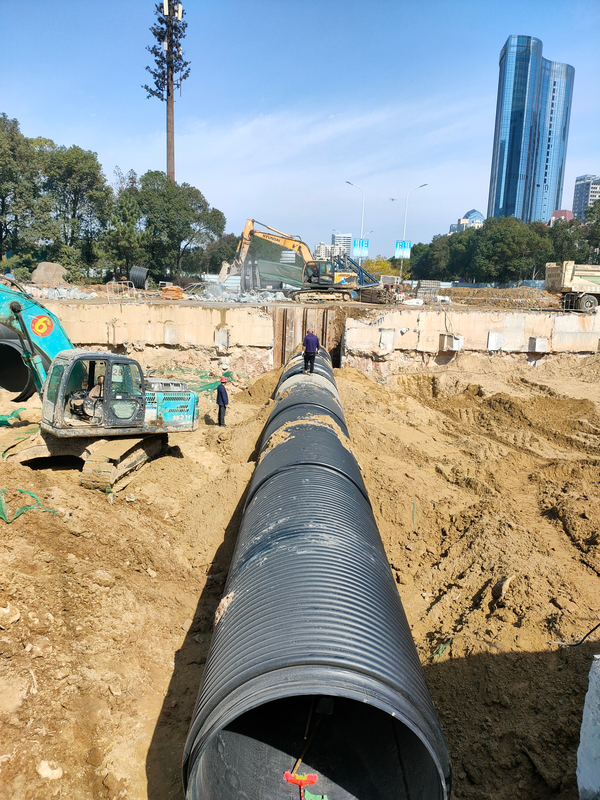 Large Diameter HDPE Spiral Pipe from China manufacturer - Eagle ...
